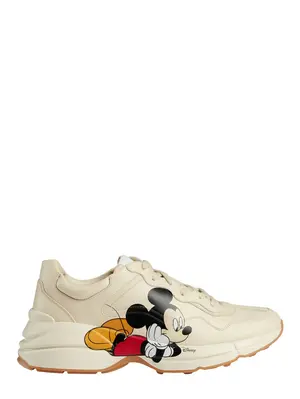Gucci Disney X Rhyton 'mickey Mouse' Sneaker - White