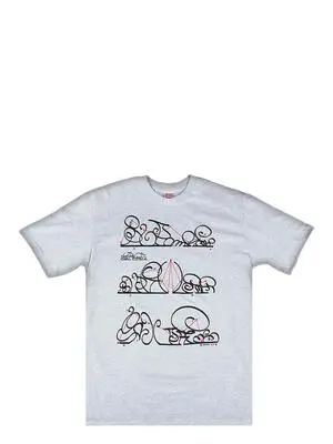 Supreme System Tee 'ash - Grey