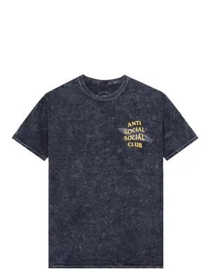 ANTI SOCIAL SOCIAL CLUB The Shape Of Things Mineral Wash Tee - Black