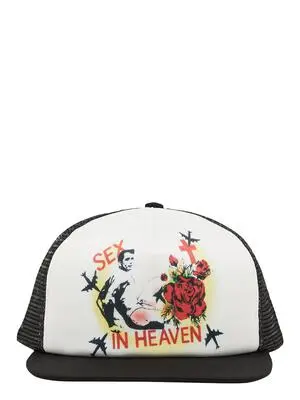 Supreme Sex In Heaven Mesh Back 5-panel Hat - Black