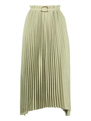 REJINA PYO Dilan Pleated Midi Skirt - Green