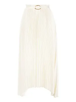 REJINA PYO Dilan Pleated Midi Skirt - White