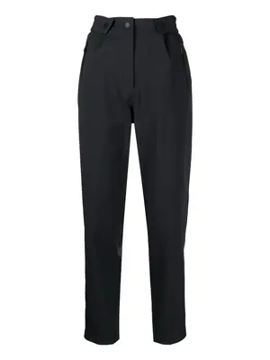 Moncler Adjustable-waist Straight-leg Trousers - Black