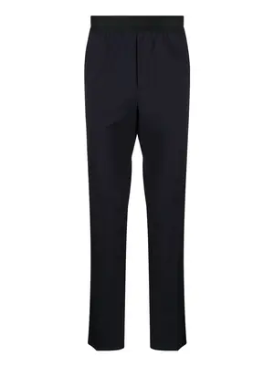 MSGM Logo-waistband Trousers - Blue
