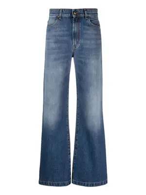 LA DOUBLEJ La DoubleJ High-Waisted Flared Jeans