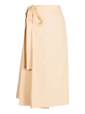 REJINA PYO Isra Wrap Midi Skirt - Neutrals