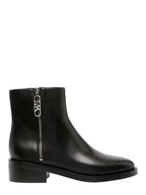 Michael Kors Regan 45mm Leather Boots - Black