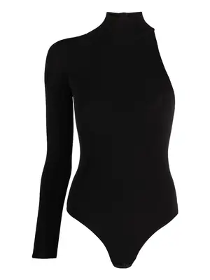 ATU BODY COUTURE One-sleeve Bodysuit - Black