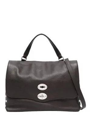 ZANELLATO Postina Large Leather Tote Bag - Brown