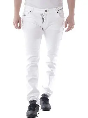 DANIELE ALESSANDRINI Daniele Alessandrini Jeans Trouser White