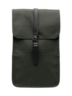 Rains Large Foldover-top Backpack - Green