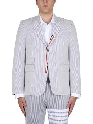 Thom Browne Striped Jacket - Grey