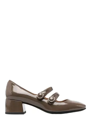 Roberto Festa Helena 45mm Leather Pumps - Brown