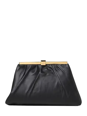 N° 21 N° 21 Jeanne Nappa Leather Clutch