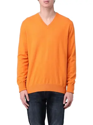 BALLANTYNE Ballantyne V-Neck Sweater Orange
