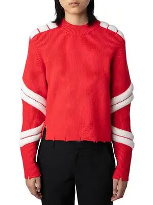 Zadig&Voltaire Georgia Merino Wool Crewneck Sweater - Japon