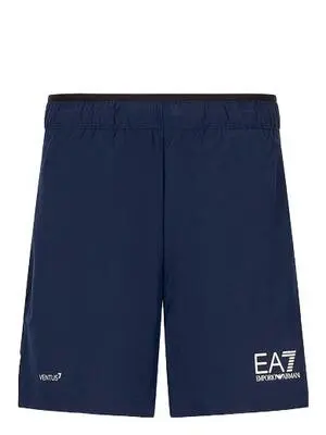 Emporio Armani Ea7 Tennis Pro Shorts In Ventus7 Technical Fabric - Navy