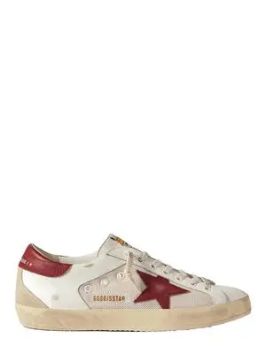 GOLDEN GOOSE Superstar Leather And Suede Sneakers - Neutrals