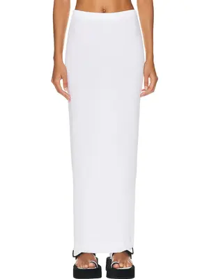 Wardrobe.NYC WARDROBE.NYC Layered Tube Skirt White