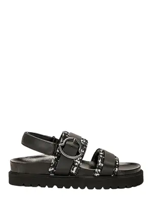 Moncler Bell Buckle Sandal - Black