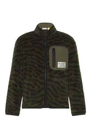 Moncler X Salehe Bembury Zip Up Fleece Cardigan - Multi