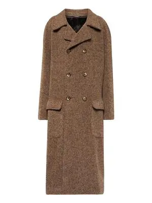 DOLCE & GABBANA Dolce&Gabbana Double-Breasted Alpaca-Blend Coat