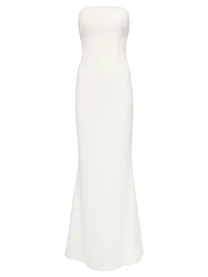 Safiyaa Bridal Strapless Gown - White