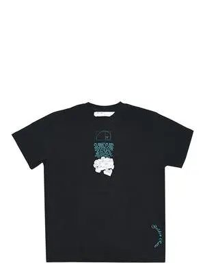 Off-White Dripping Arrows Short Sleeve Over T-shirt - Black