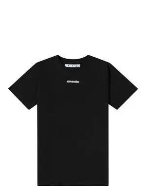 Off-White Marker Short-sleeve Slim Tee /blue - Black