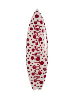 LOUIS VUITTON Yayoi Kusama X Red & White Infinity Dots Shortboard - Multi