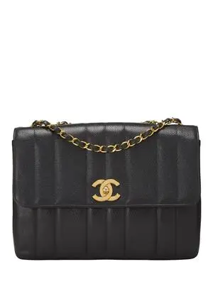 CHANEL Chanel Vintage Caviar Medium Flap Bag