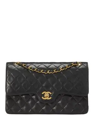 Chanel Quilted Lambskin Flap Bag - Black