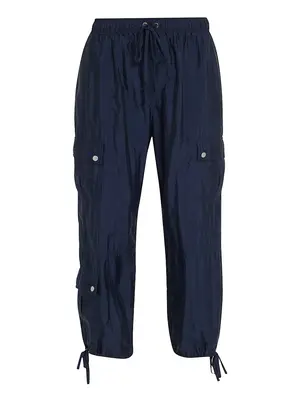 Cinq À Sept Nitsan Tie-cuff Cargo Pants - Navy