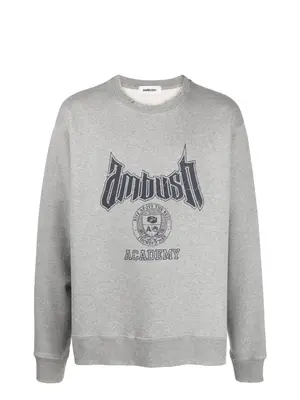 AMBUSH Academy Cotton Sweatshirt - Grey