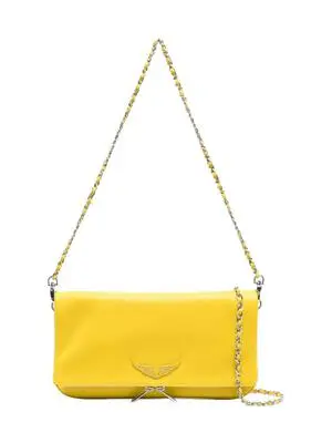 Zadig&Voltaire Rock Leather Crossbody Bag - Yellow
