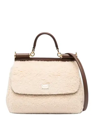 Dolce & Gabbana Large Sicily Tote Bag - Neutrals