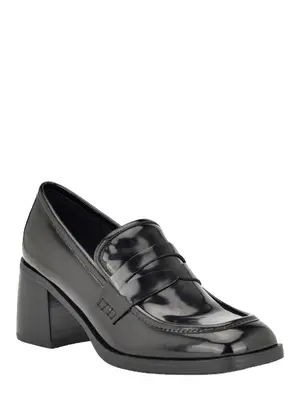 Nine West Nine West Avalia Penny Loafer Pump Blk01