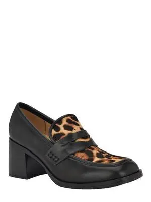Nine West Nine West Avalia Penny Loafer Pump Blk03