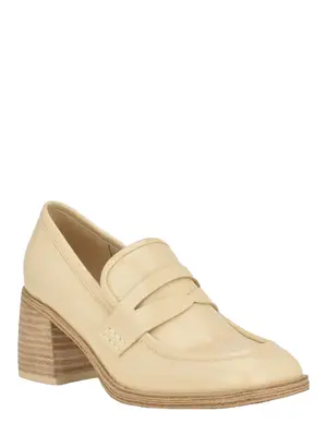Nine West Nine West Avalia Penny Loafer Pump Ivory01