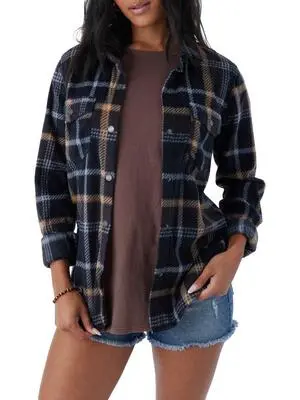 O'NEILL O'Neill Zuma Plaid Fleece Jacket