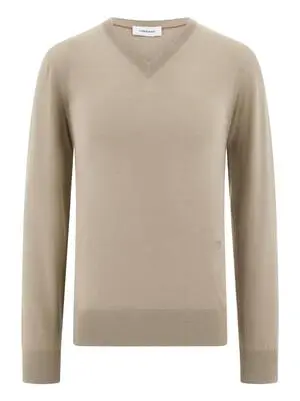 FERRAGAMO V-neck Sweater - White