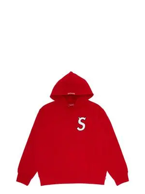 Supreme Logo Hooded Sweatshirt - Red
