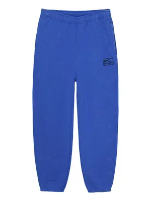StÜssy X Nike Acid Wash Fleece Pant - Blue