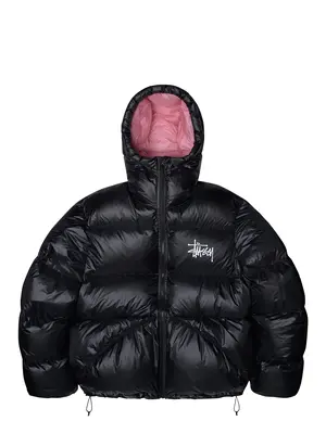 StüSsy Micro Ripstop Down Parka - Black | Editorialist