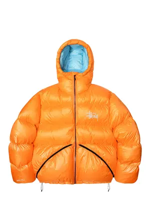 StÜssy Micro Ripstop Down Parka - Orange