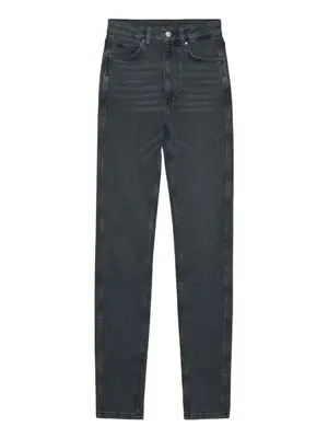 ANINE BING Beck High-rise Skinny Jeans - Black