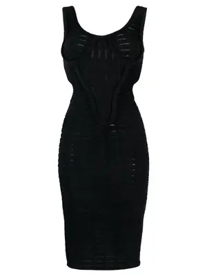 GENNY Cut-out Detail Bodycon Dress - Black