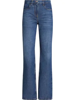 Etro High-waisted Bootcut Jeans - Blue