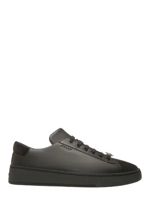 Bally Ryver Leather Sneakers - Black
