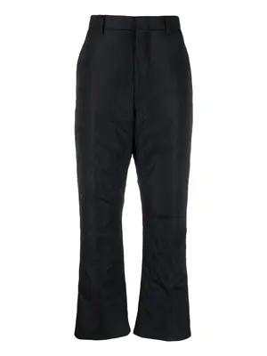 Sofie D'hoore Padded Straight-leg Trousers - Black